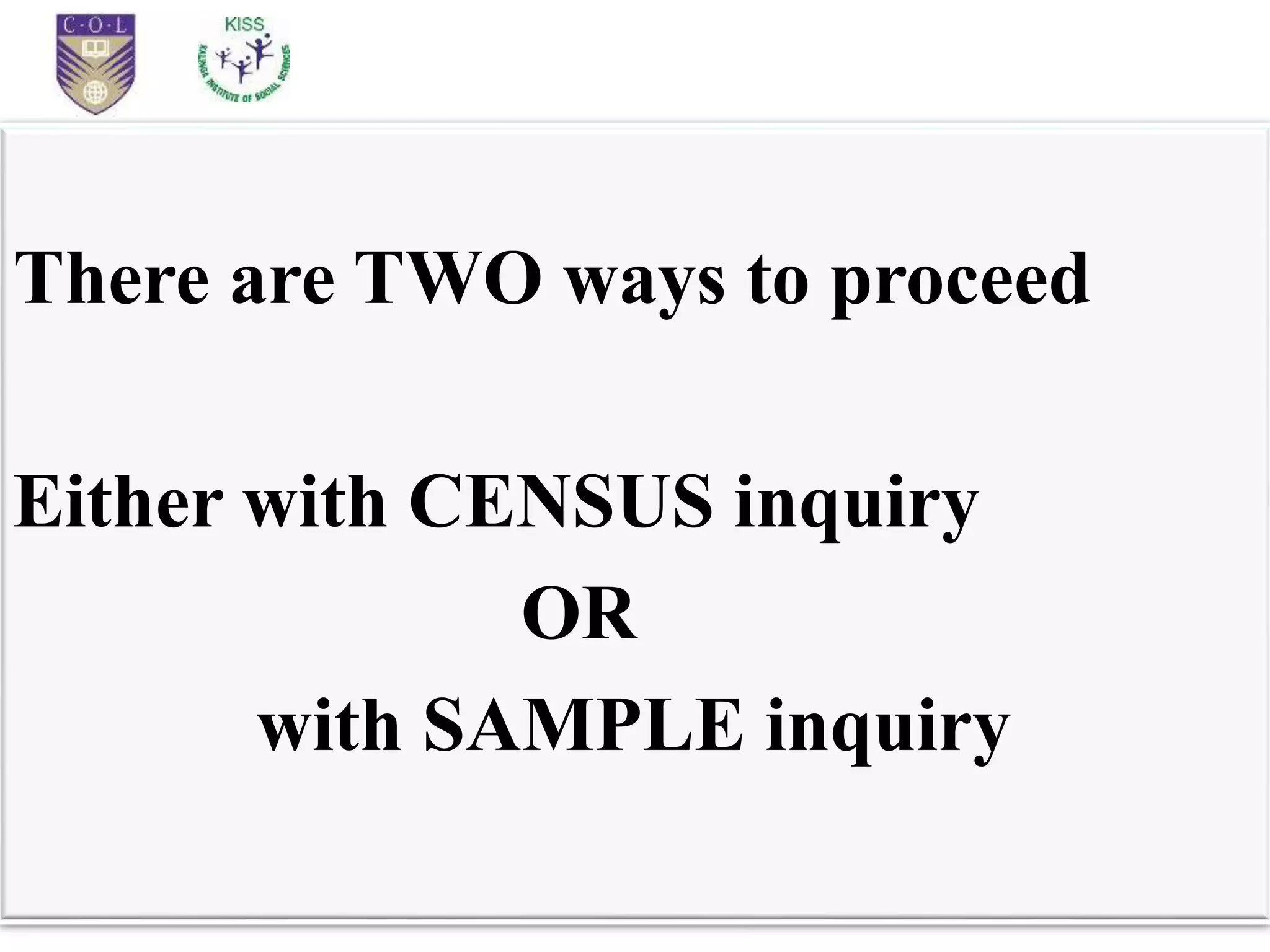 Ppt For 11 Introduction To Statistical Inference Ppt