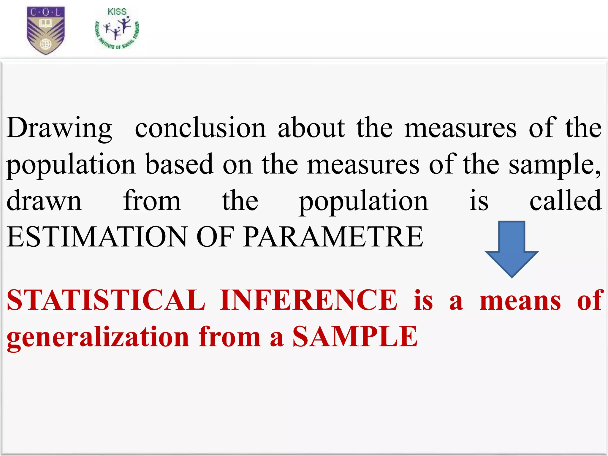 Ppt for 1.1 introduction to statistical inference | PPT
