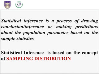 Ppt for 1.1 introduction to statistical inference | PPT