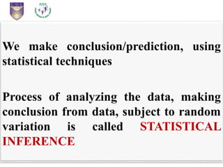 Ppt for 1.1 introduction to statistical inference | PPT