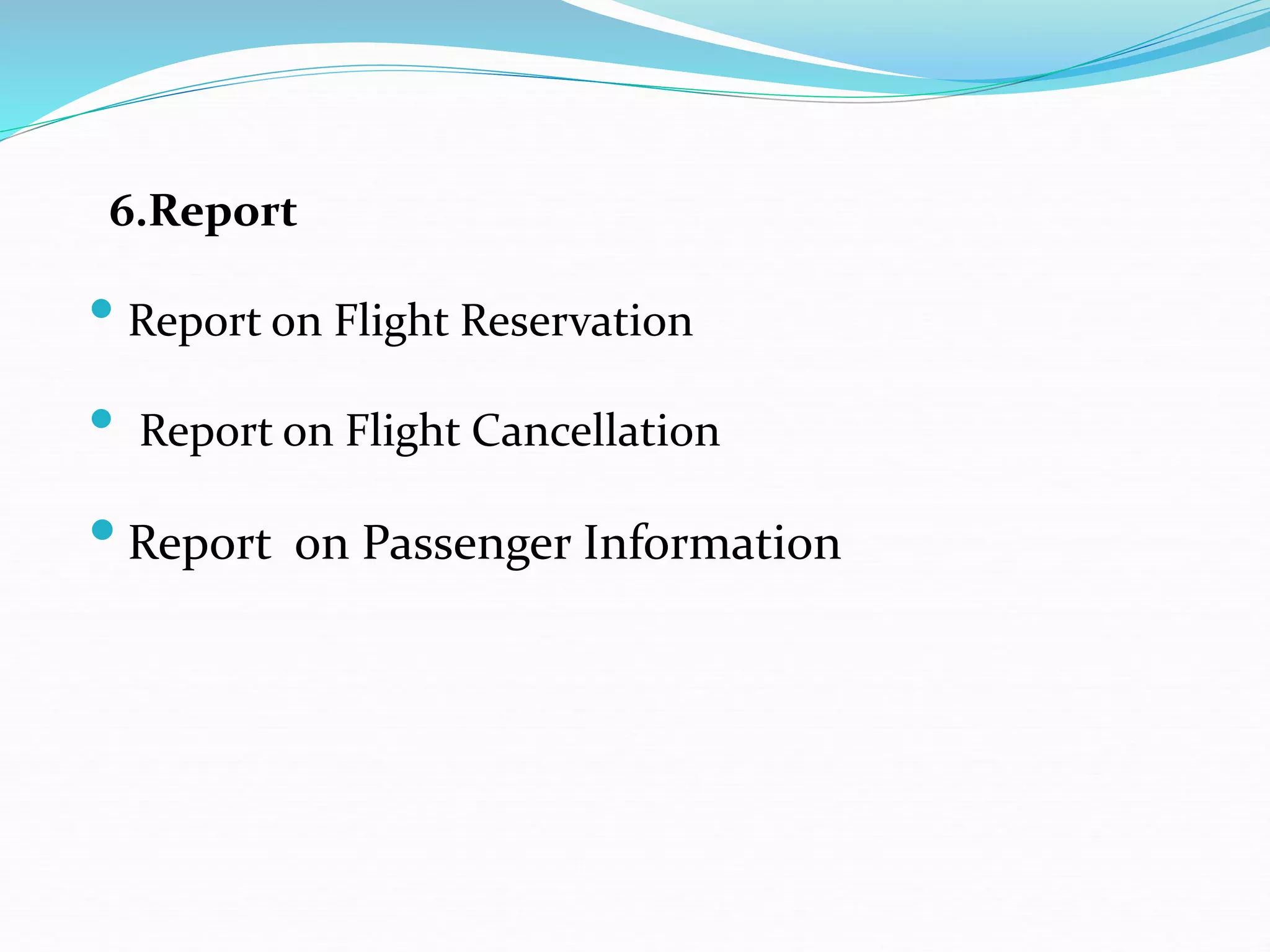PPT For Airline Reservation System (pooja).ppt