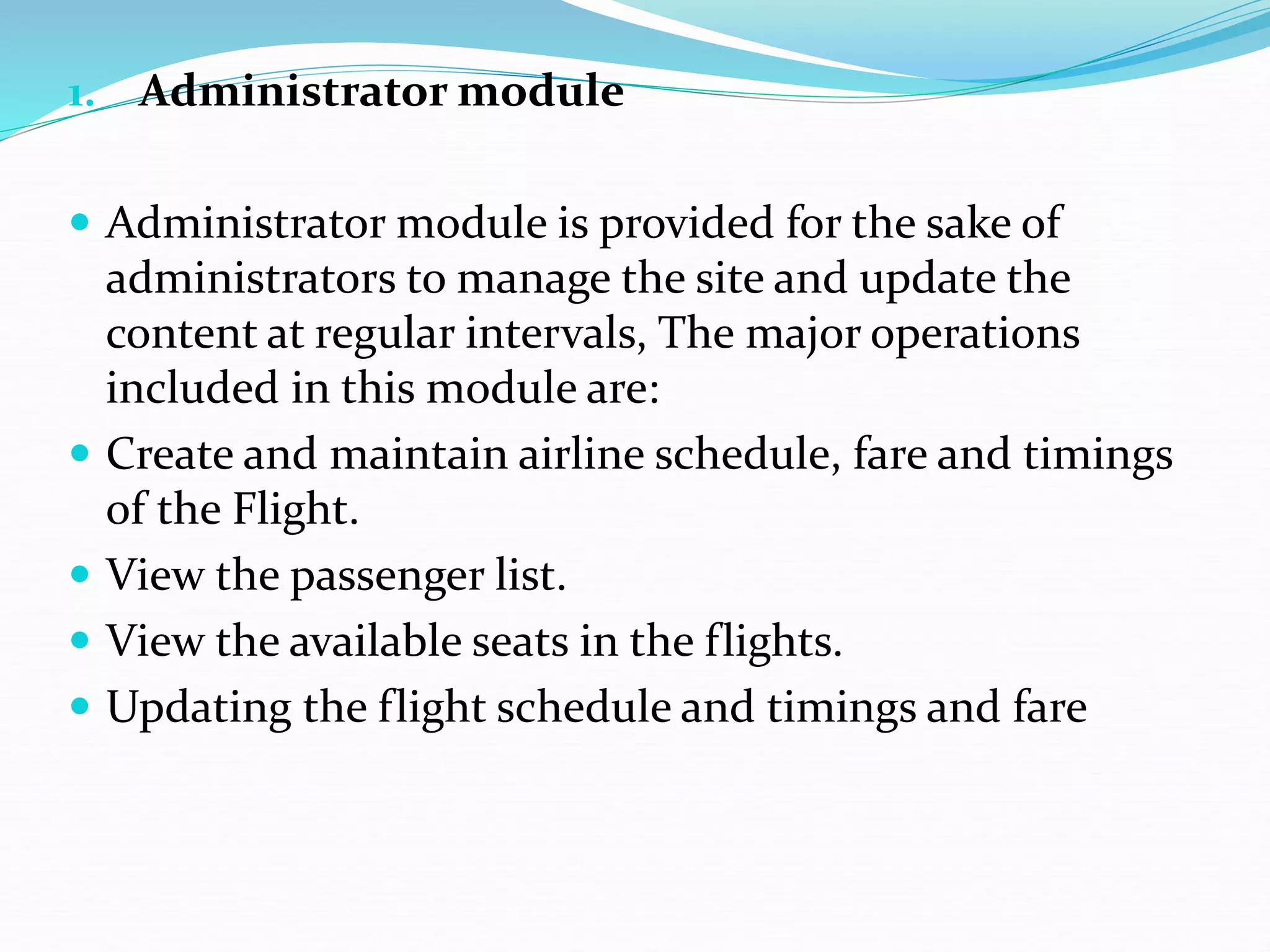 PPT For Airline Reservation System (pooja).ppt