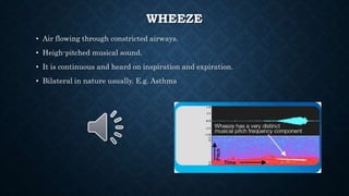 Assessment of Respiratory System | PPTX