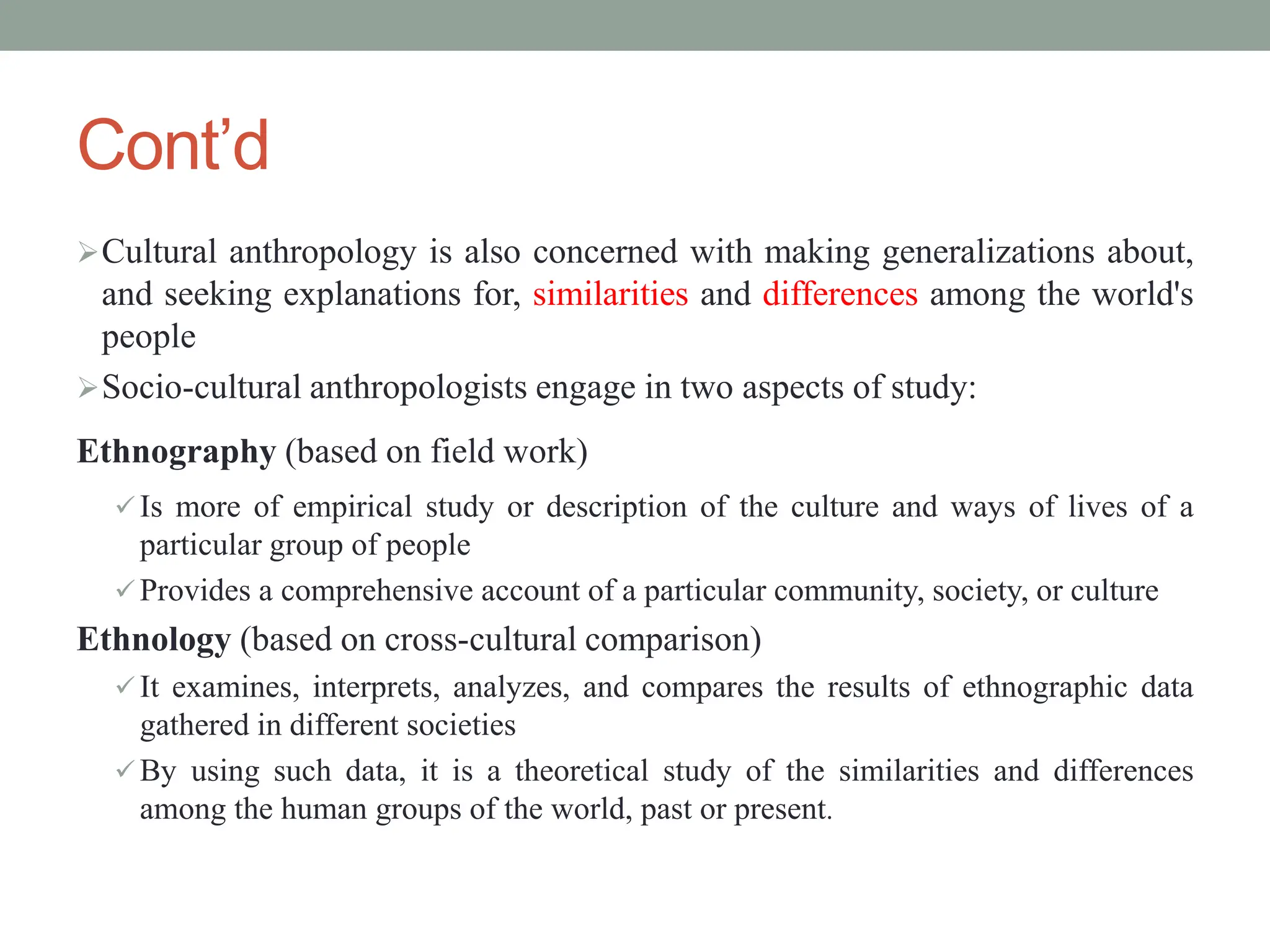 Anthropology Ethiopian Lecture notes PPT | PPT