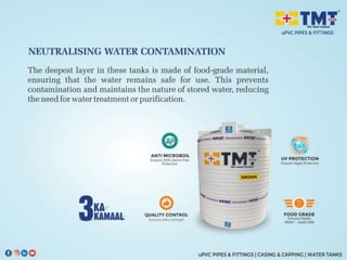 How Does a Layered Water Tank Contribute to Water Conservation | PPTX