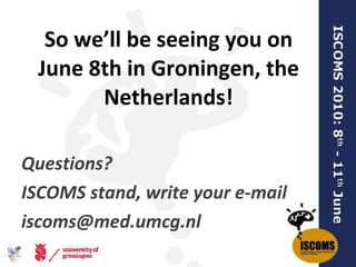 ISCOMS student promotion | PPT