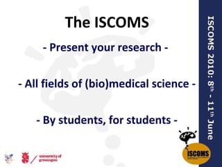 ISCOMS student promotion | PPT