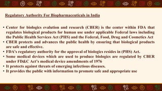 Biopharmaceutical Regulatory Pathways ( Management ) | PPTX