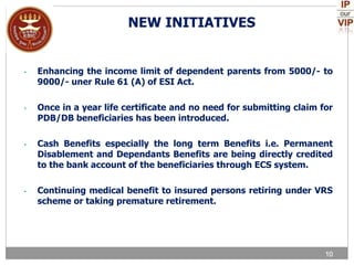 AN INSIGHT INTO ESI SCHEME , Shri Alok Gupta Dy. Director ESIC | PPT