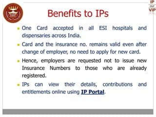 AN INSIGHT INTO ESI SCHEME , Shri Alok Gupta Dy. Director ESIC | PPT