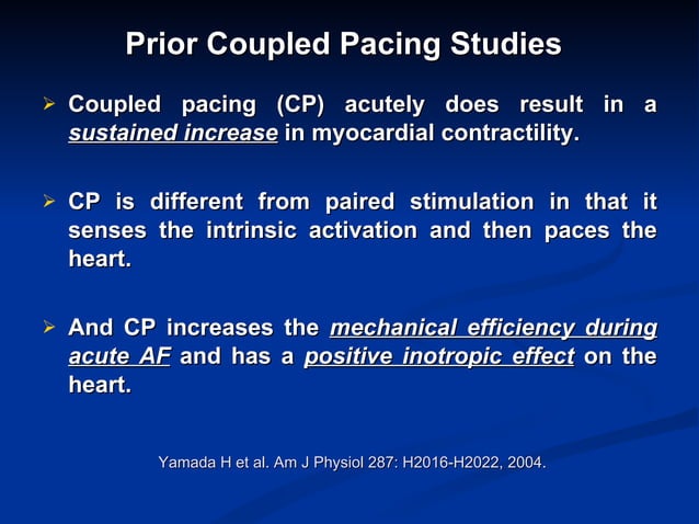 Cardiac Pacing for Heart Failure Patients | PPT
