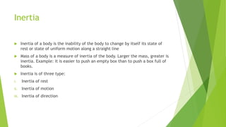 ppt_force-and-laws-of-motion for Class 9 | PDF