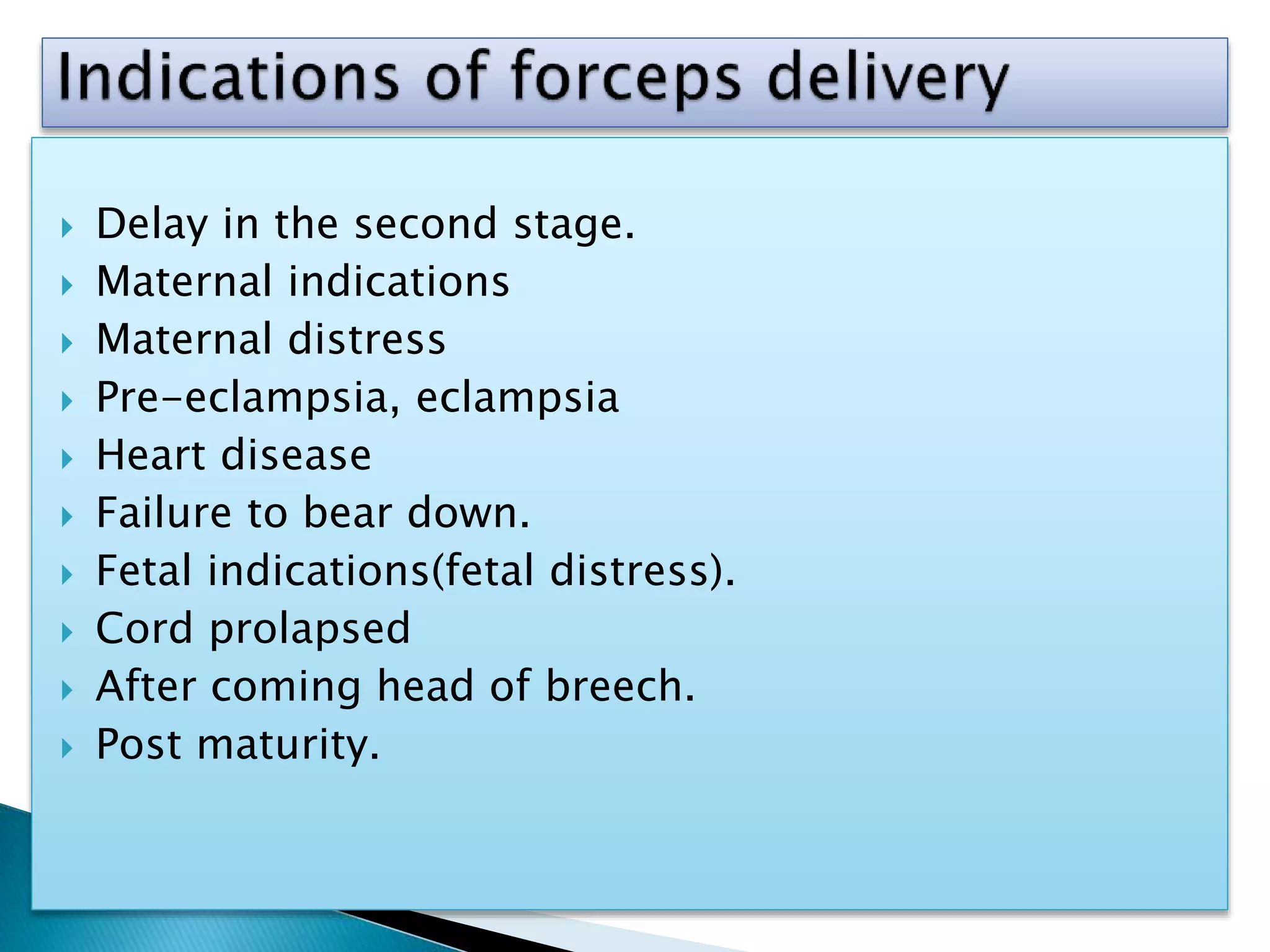 forceps delivery | PPTX