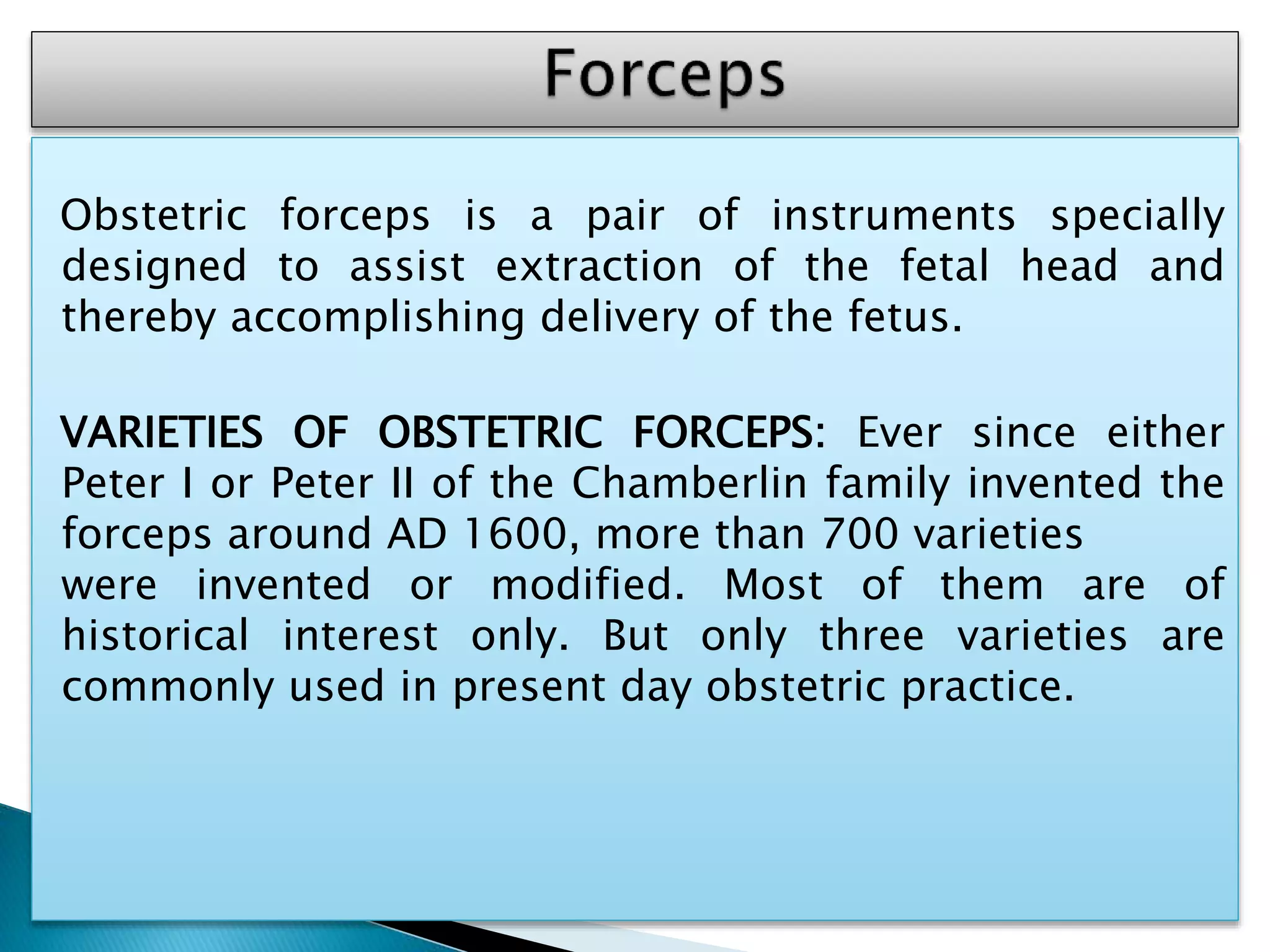 forceps delivery | PPTX