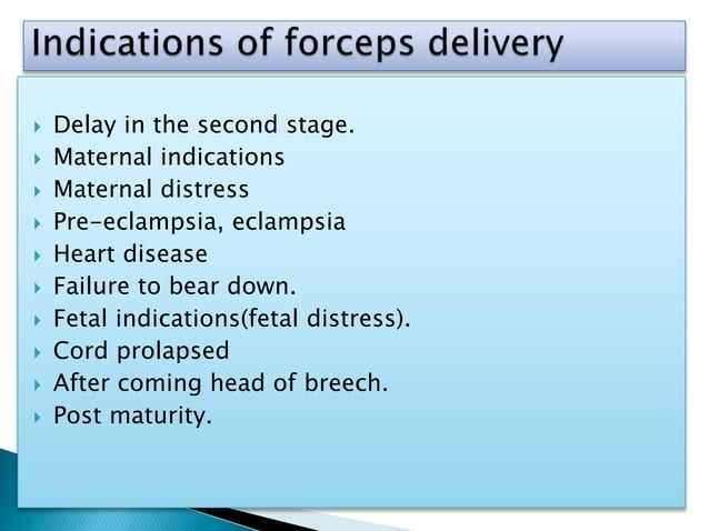 forceps delivery | PPTX | Pregnancy | Reproductive Health