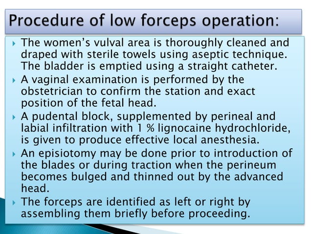 forceps delivery | PPTX | Pregnancy | Reproductive Health