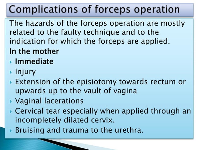 forceps delivery | PPTX | Pregnancy | Reproductive Health