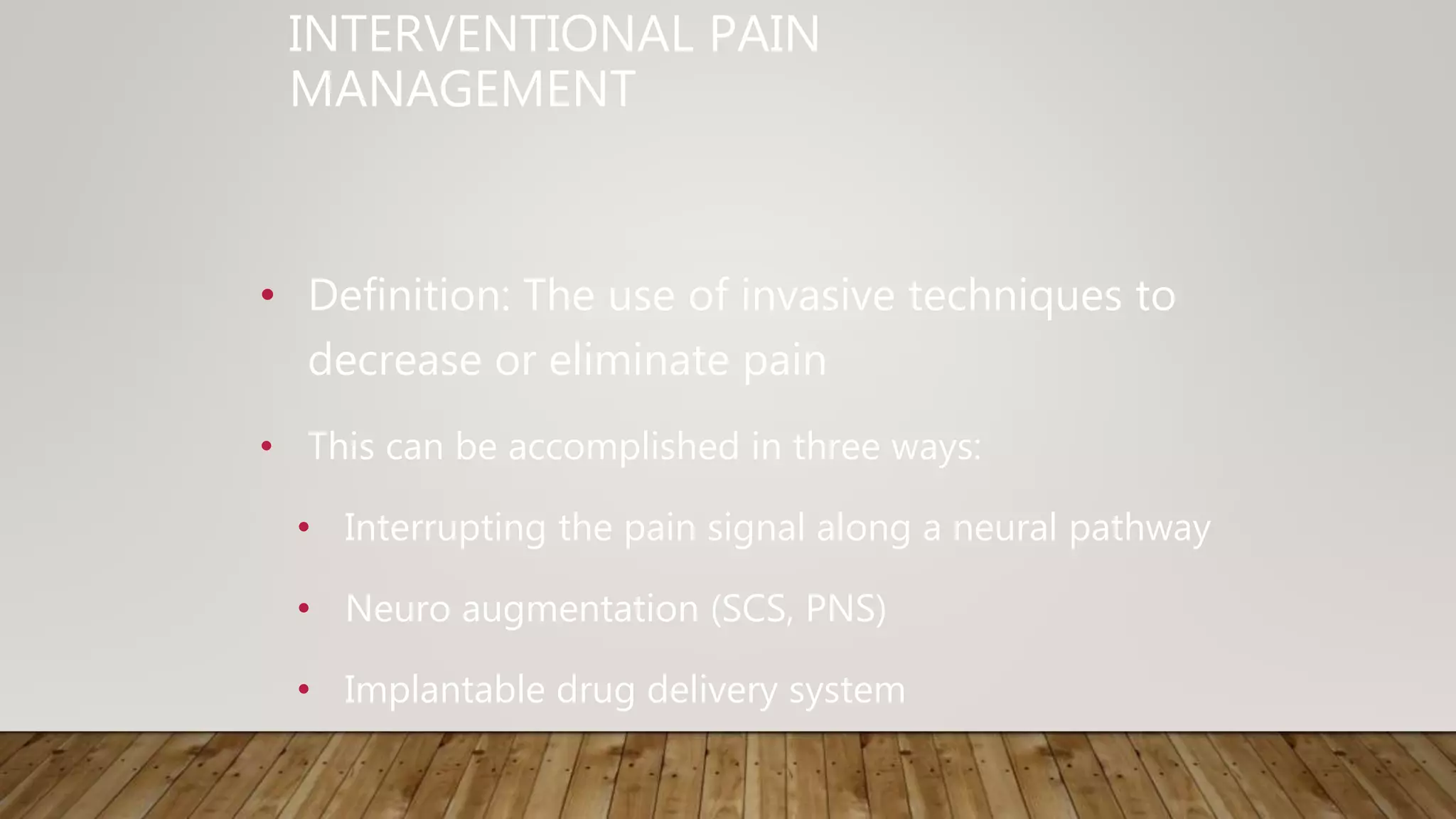 Ppt for cims con 2017 chronic pain algorythm | PPT