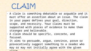 powerpoint presentation for ctopic claim | PPT