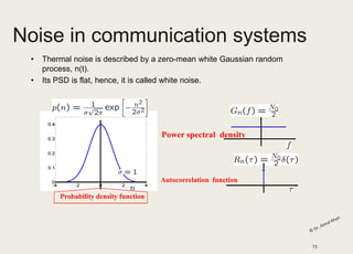 M-ary Modulation, noise modelling, bandwidth, Bandpass Modulation | PDF