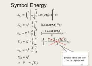 M-ary Modulation, noise modelling, bandwidth, Bandpass Modulation | PDF