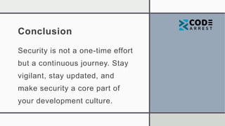 Security in Software Development - Codearrest.pptx