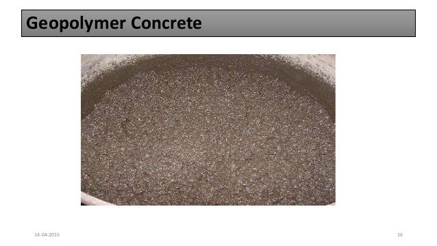 geopolymer concrete