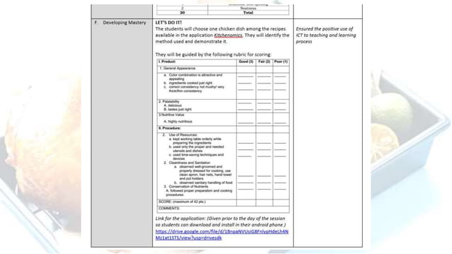 PPT for COT Methods of Cooking Poultry.pptx | Cooking | Food & Drink