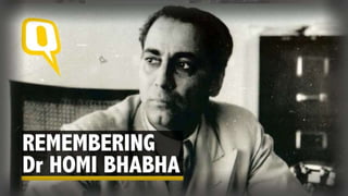 Ppt on Homi J Bhabha by kyathi sushma | PPTX