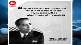 Ppt on Homi J Bhabha by kyathi sushma | PPTX