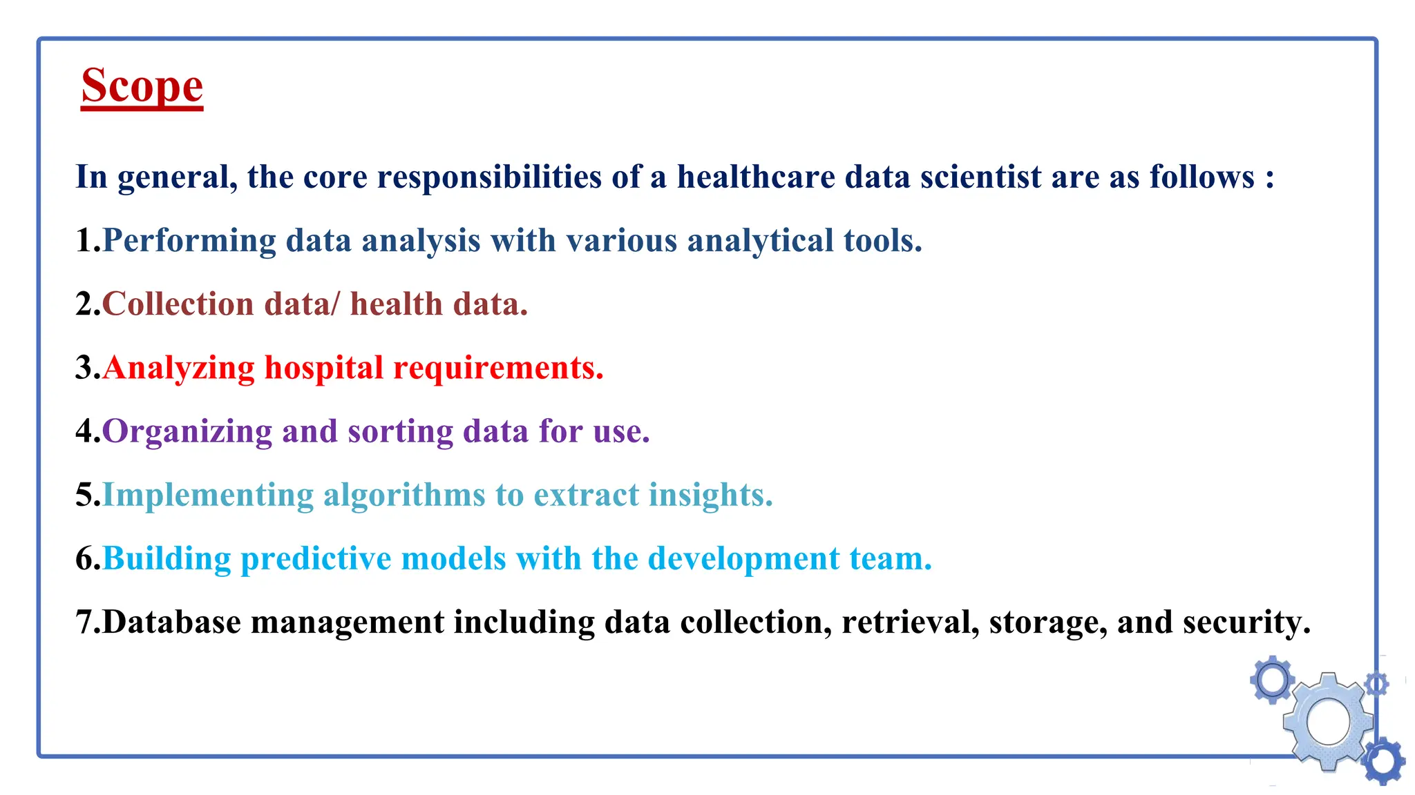 ppt for data science slideshare.pptx | Healthcare Industry | Industries