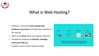 Ppt for Domain and Hosting.pptx | Digital CourseAI | PPT