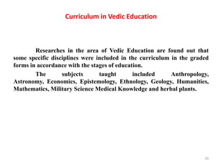 Ppt for e contet on vedic education | PPT