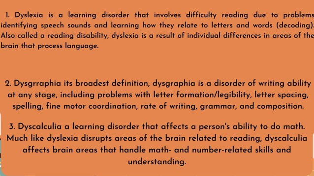 Learners with Learning Disabilities | PDF
