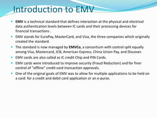 EMV chip cards | PPTX