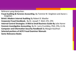 PPT Forensik Pertemuan tatanan kelembagaan | PDF