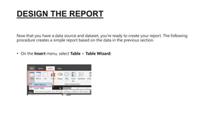 CREATING A DATASET FROM EXCEL IN POWER BI REPORT BUILDER | PPT