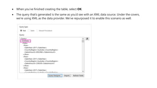 CREATING A DATASET FROM EXCEL IN POWER BI REPORT BUILDER | PPT