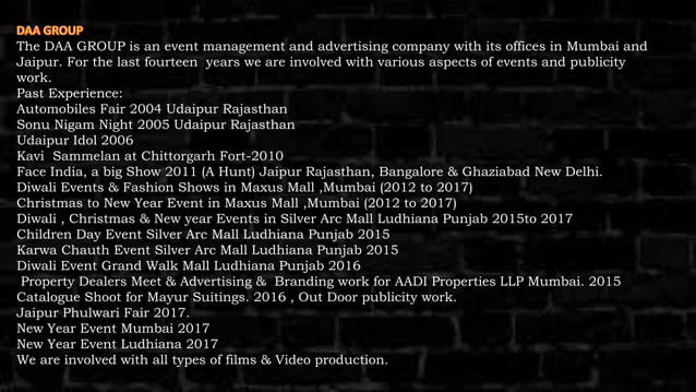 Proposal for sponsorship | PPT