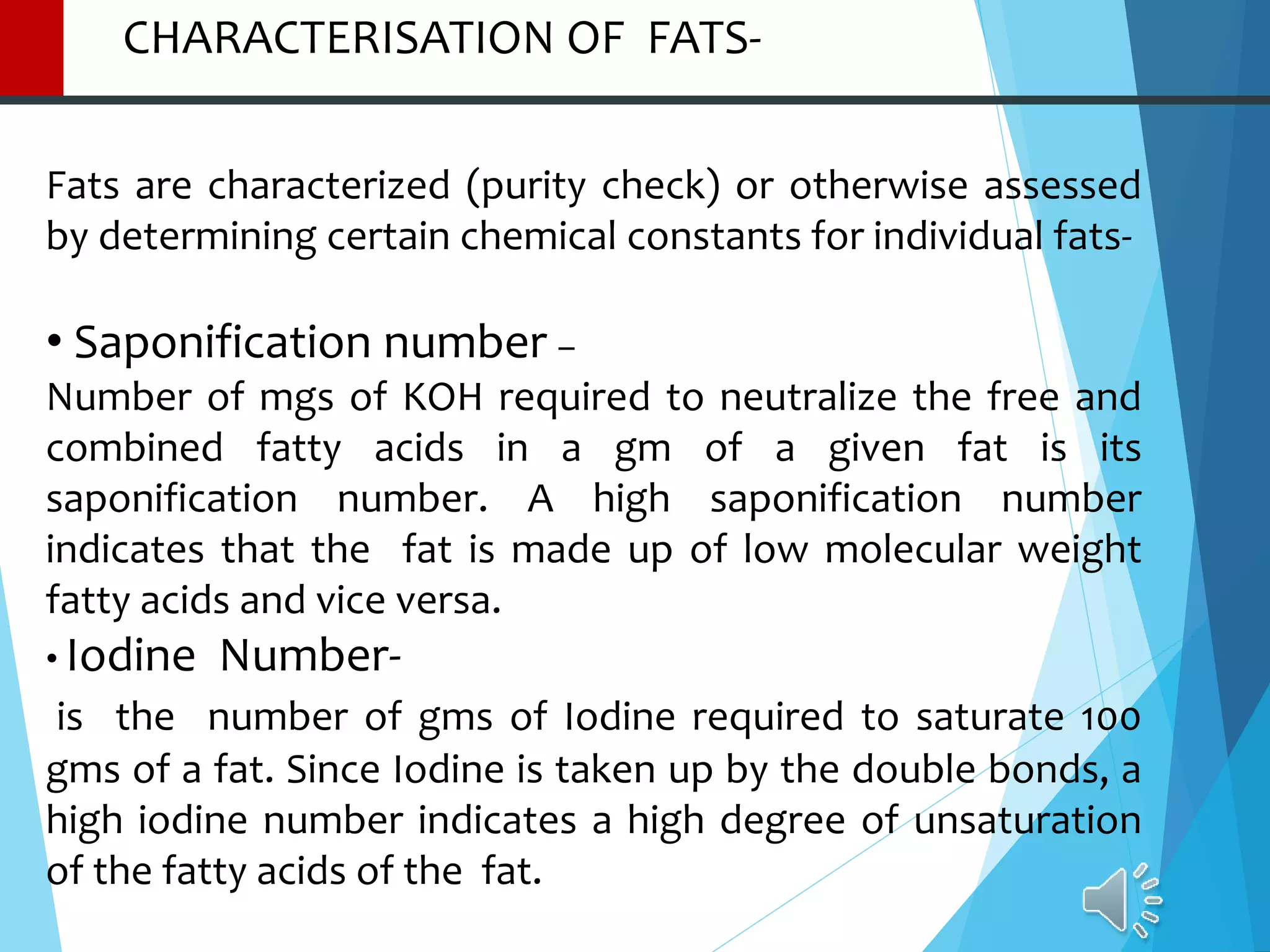 Fatty acids ppt - nomenclature & properties- By Sumati Hajela | PPTX