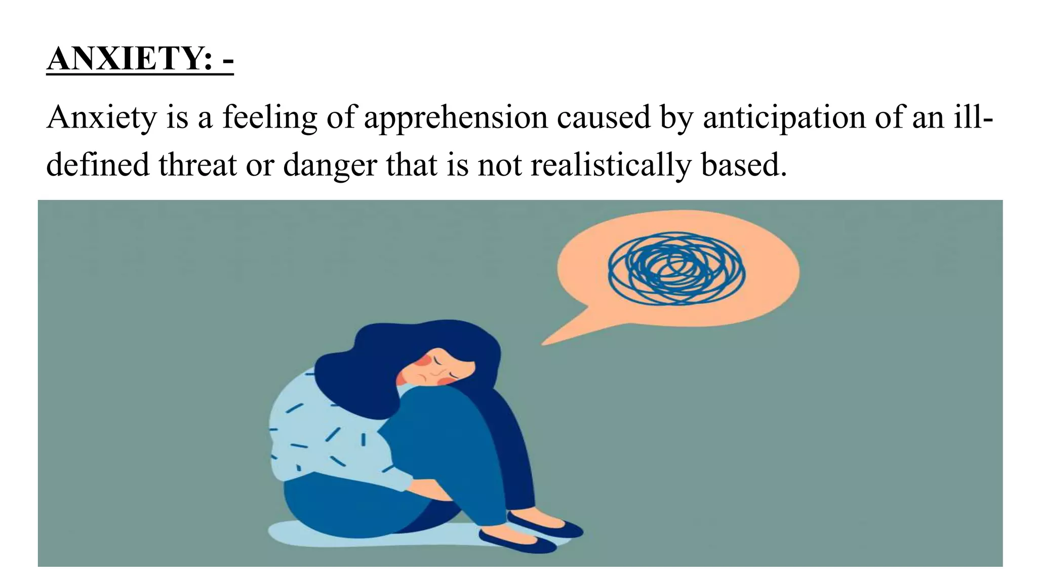 Fear and Anxiety management | difference between fear and anxiety | PPTX