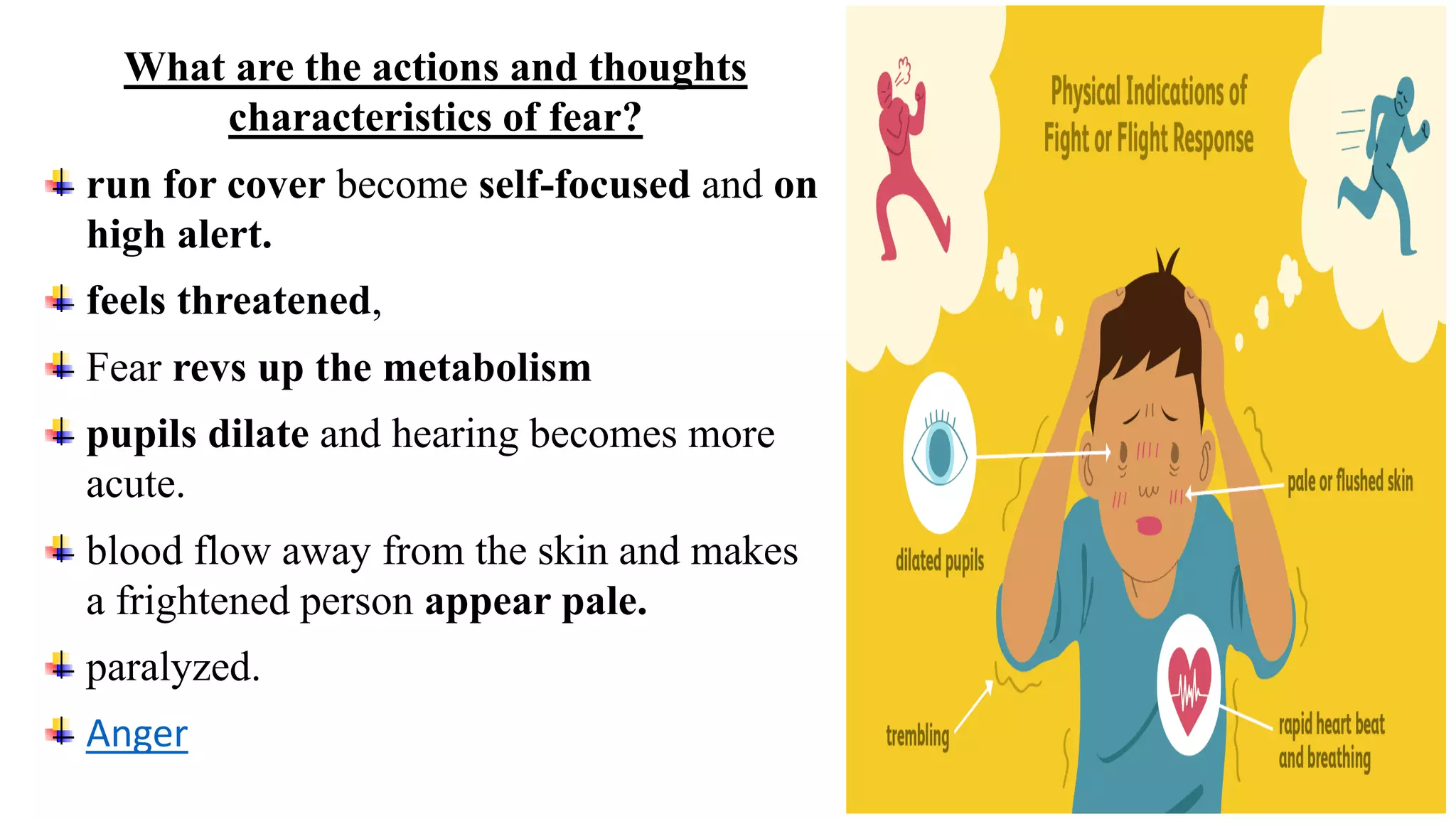 Fear and Anxiety management | difference between fear and anxiety | PPTX