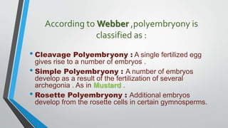 Ppt for fs POLYEMBRYONY and APOMIXISby zahid | PPTX