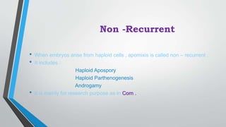 Ppt for fs POLYEMBRYONY and APOMIXISby zahid | PPTX