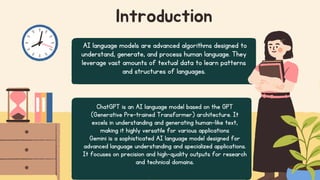 ChatGPT vs Gemini: A Comparative Analysis of AI Language Models | PDF