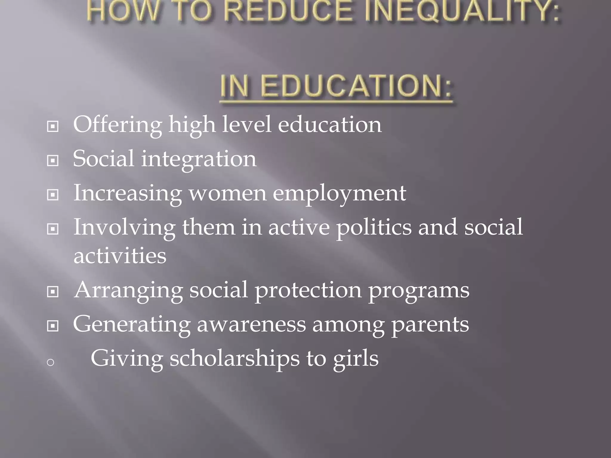 Gender inequality in india | PPTX