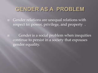 Gender inequality in india | PPTX
