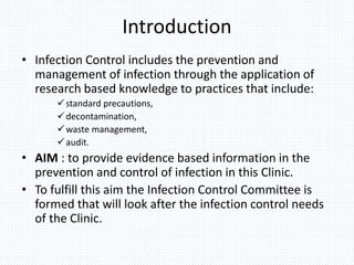 POWER POINT PRESENTATION FOR HOSPITAL INFECTION CONTROL | PPT