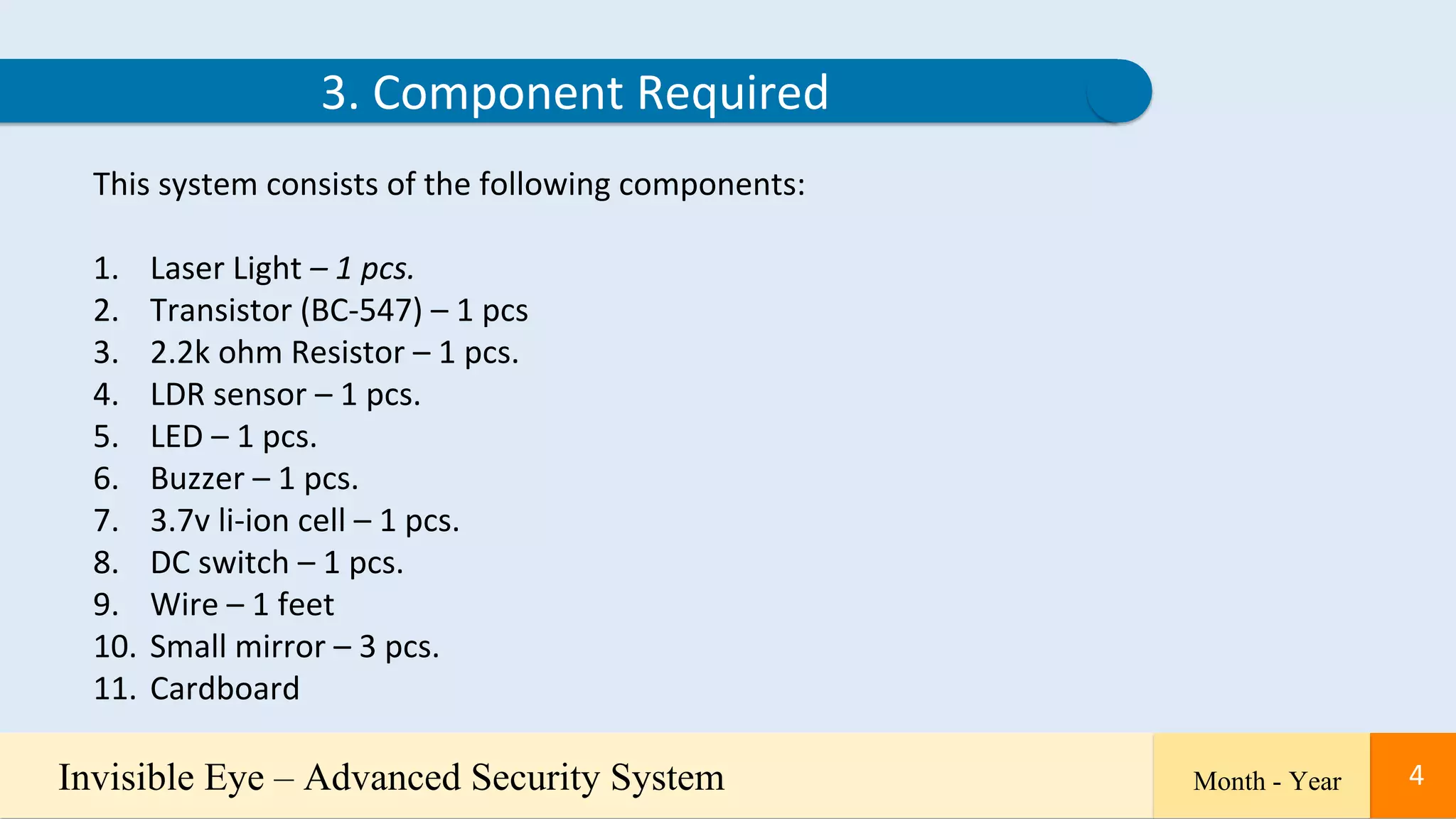 PPT for Invisible Eye - Advanced Security System.pptx | Consumer Electronics | Technology ...