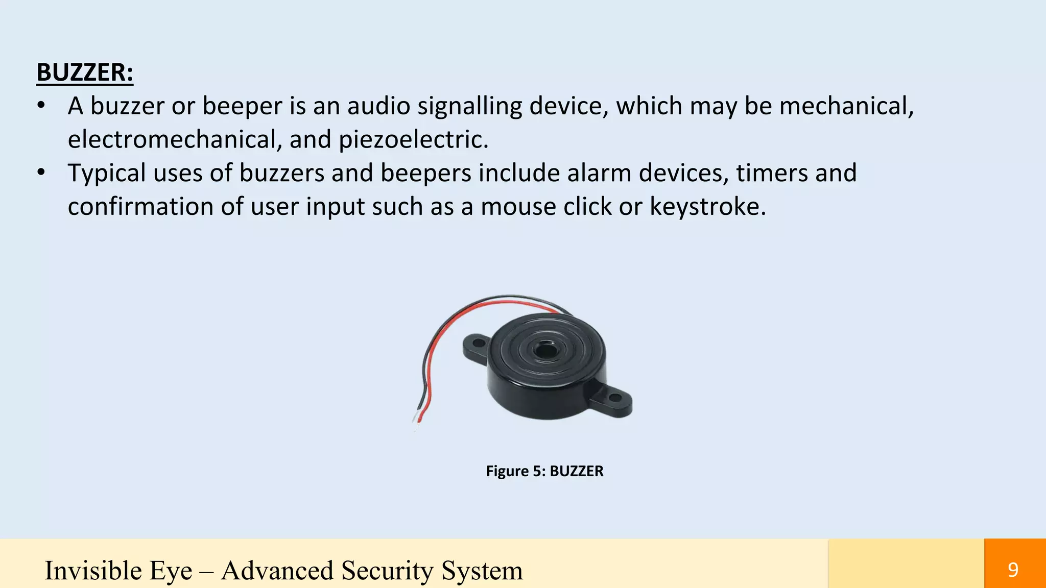 PPT for Invisible Eye - Advanced Security System.pptx | Consumer Electronics | Technology ...